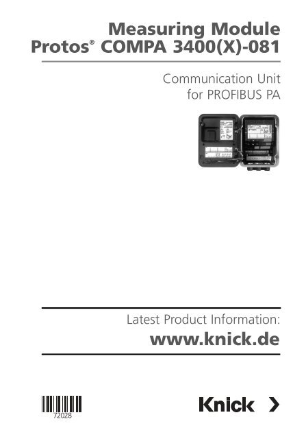 Protos COMPA 3400(X)-081 - Knick