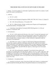 COMPASSIONATE REASSIGNMENTS - Fort Knox