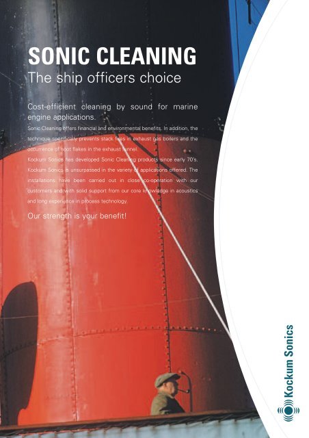 Sonic Cleaning leaflet - Kockum Sonics