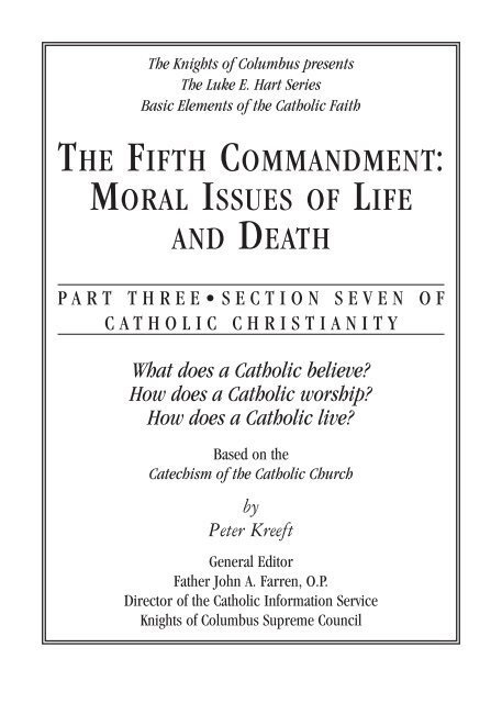 5th Commandment Catholic