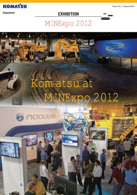 Making a Splash at a World-Renowned Mining Exhibition - Komatsu
