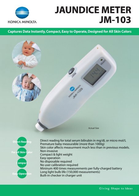 JAUNDICE METER JM-103 - Konica Minolta