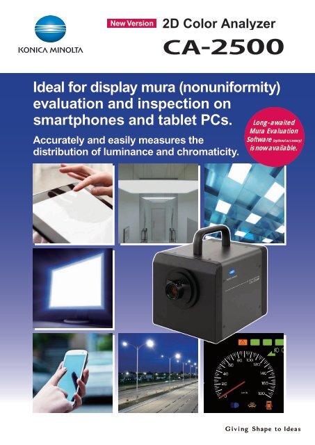 2D Color Analyzer CA-2500 - Konica Minolta