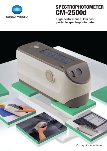SPECTROPHOTOMETER CM-2500d - Konica Minolta
