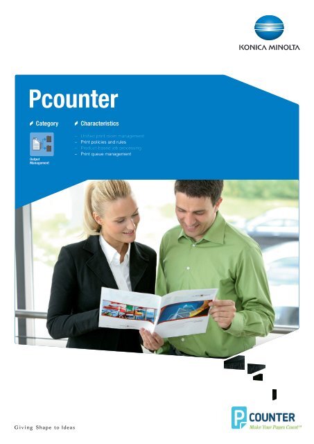 Pcounter - Konica Minolta