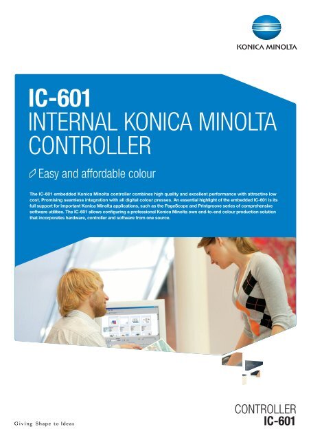 Leaflet controller IC-601, PDF - Konica Minolta