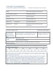 Individual study plan for phd students