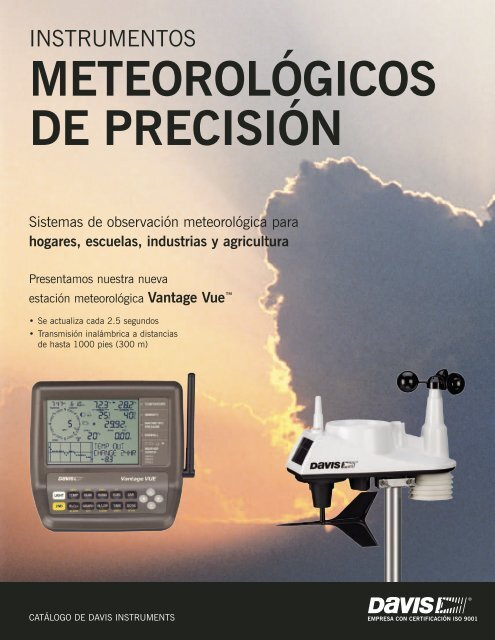 Catalogo de Estaciones MeteorolÃ³gicas Davis.