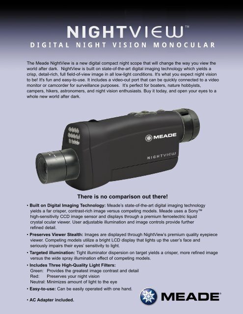 DIGITAL NIGHT VISION MONOCULAR - Kosmos