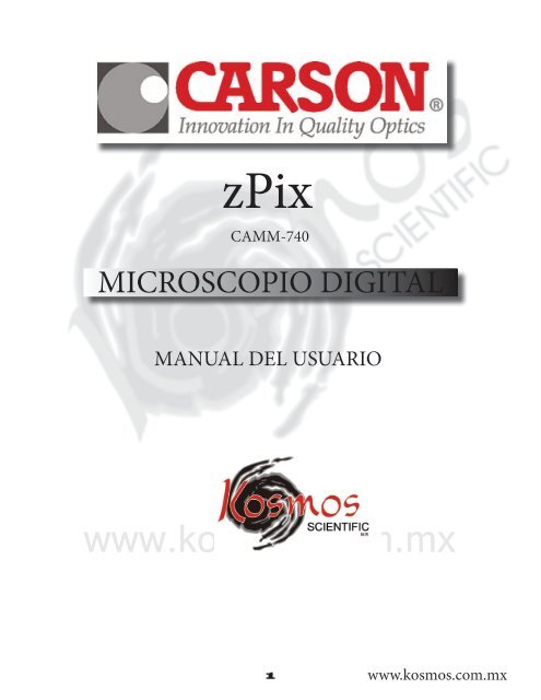 Manual de xPix CAMM-740 en espaÃ±ol - Kosmos