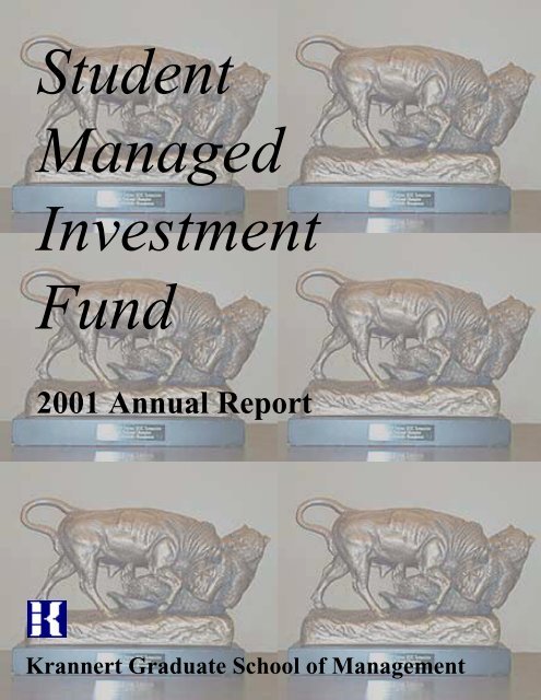 Student Managed Investment Fund - Krannert School of ...