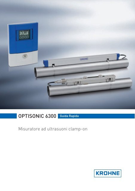 OPTISONIC 6300 Guida Rapida