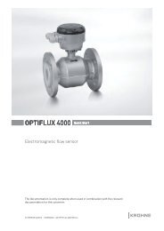 OPTIFLUX 4300 C OPTIFLUX 5300 C OPTIFLUX 4000 F OPTIFLUX ...