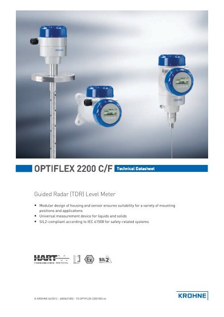 OPTIFLEX 2200 C/F - Close advertisement and go to pcne.eu