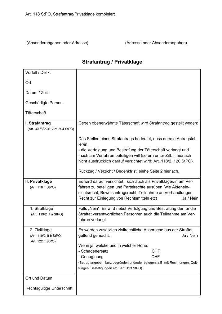 Strafantrag Magazine