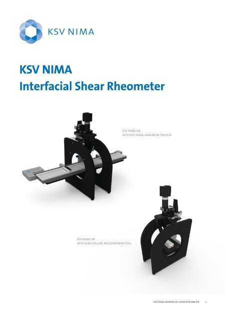 KSV NIMA Interfacial Shear Rheometer