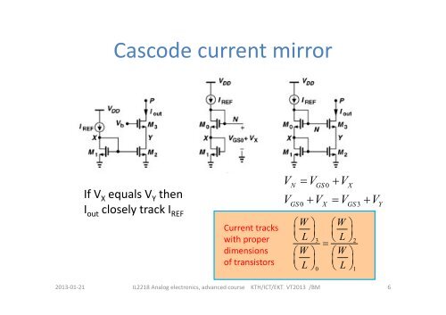 Cascode current