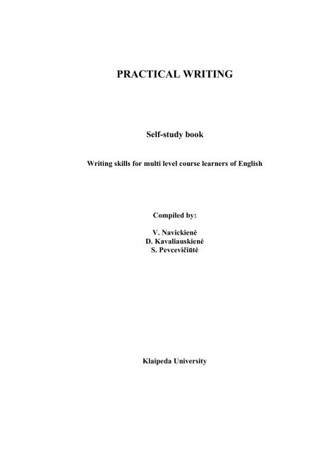 PRACTICAL WRITING