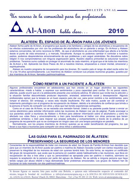 ALATEEN - Al-Anon