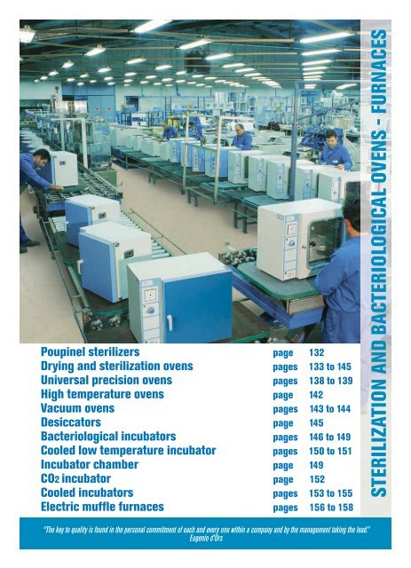Ovens, Incubators and Furnaces - J.P Selecta