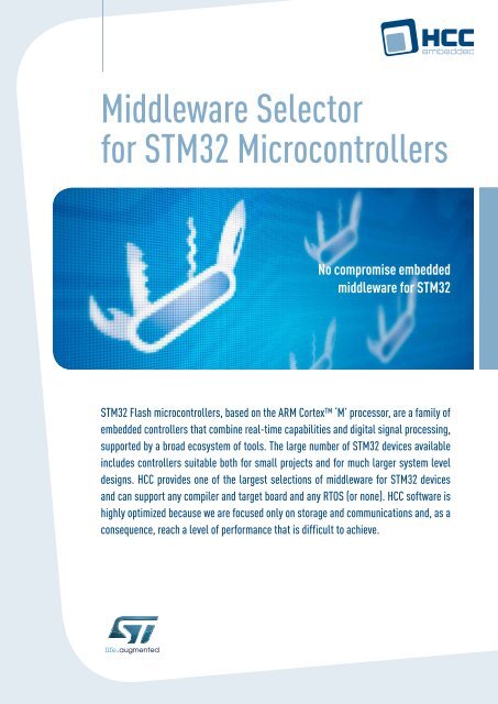 Middleware Selector For Stm32 Microcontrollers Pertech