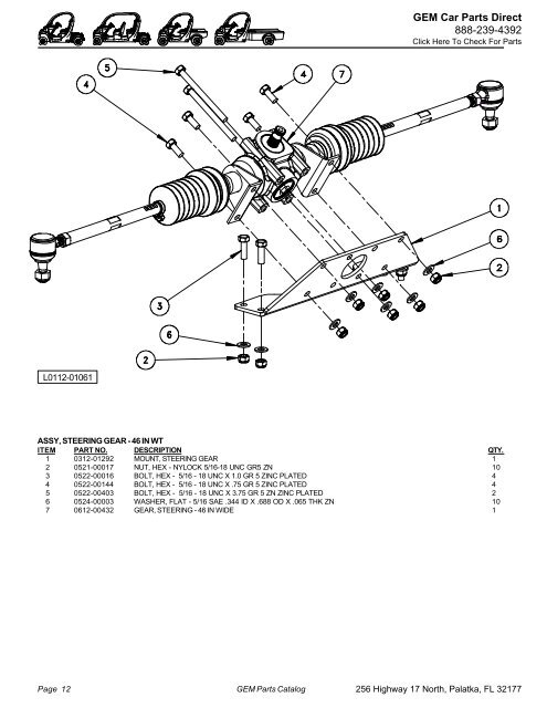 2005 Gem Parts Catalog - Gem Car Parts Direct