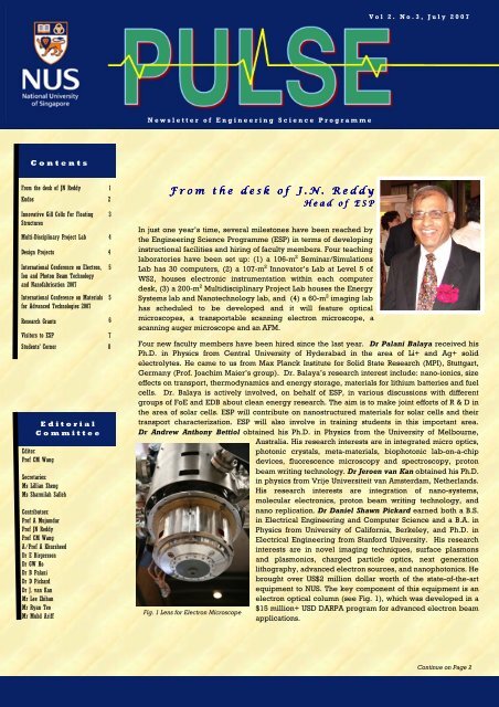 ESP Pulse4 - Engineering Science Programme