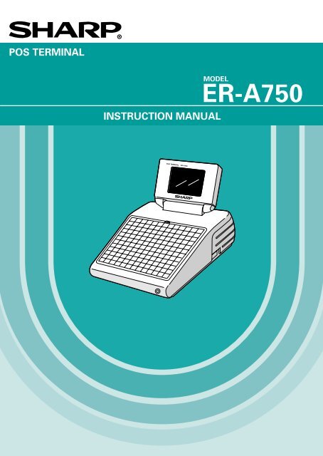 Sharp ER-A750 epos terminal - A&K Cash Registers