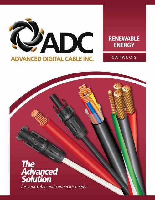 Complete Renewable Energy Catalog - Advanced Digital Cable Inc.
