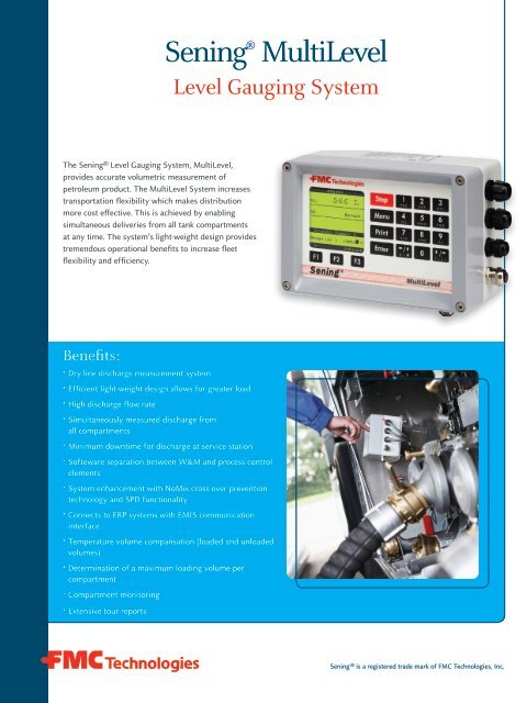 SFF18001EUS - Measurement Solutions - FMC Technologies
