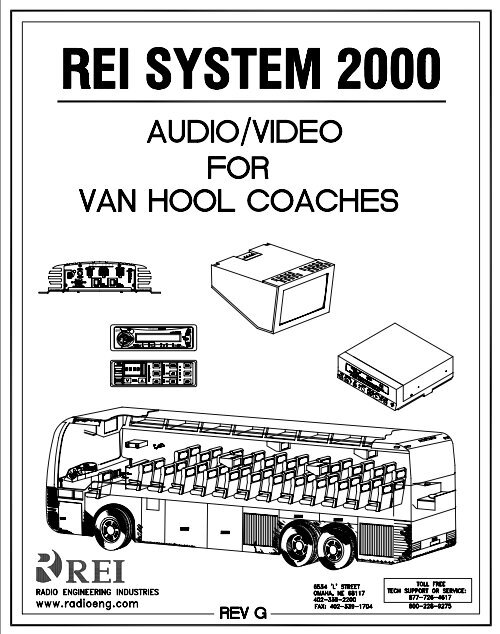 Van Hool System 2000 Tech Manual - radioeng.com