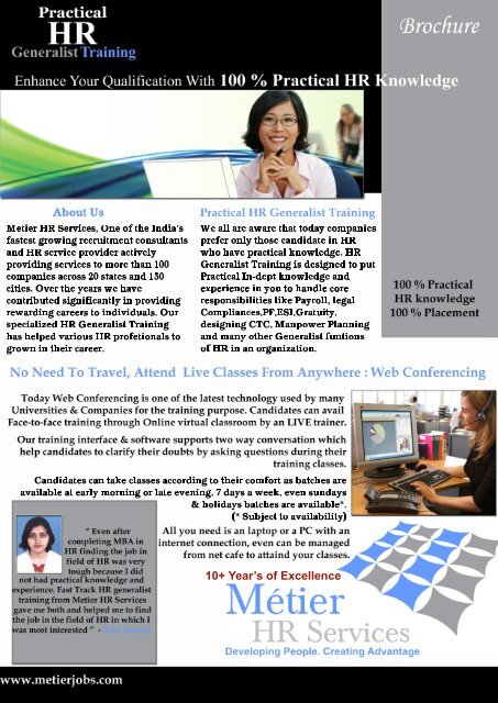 Brochure_Practical HR Generalist Training