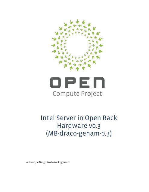 server for Open Rack - Open Compute Project