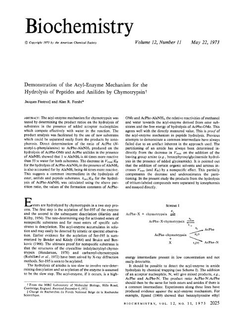 Biochemistry Ucsf Macromolecular Structure Group