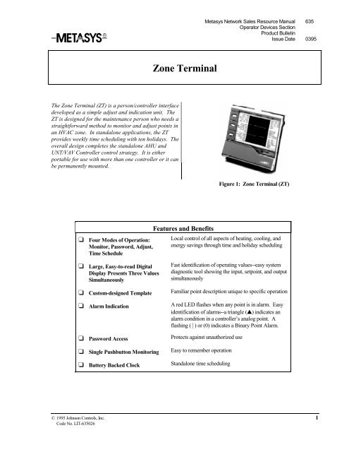 Zone Terminal - ShanControls