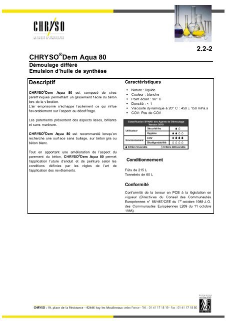 2.2-2 CHRYSO Dem Aqua 80