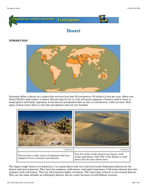 Desert - FOSSWeb