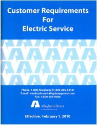 Electric Service Standards - CenterPoint Energy