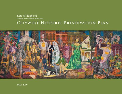 Citywide Historic Preservation Plan - City of Anaheim