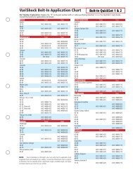 WEAVERÂ® MOUNT APPLICATIONS CHART - Able Ammo