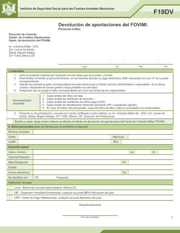 HOJA DE VALIDACIÓN Y FIRMAS - Issfam