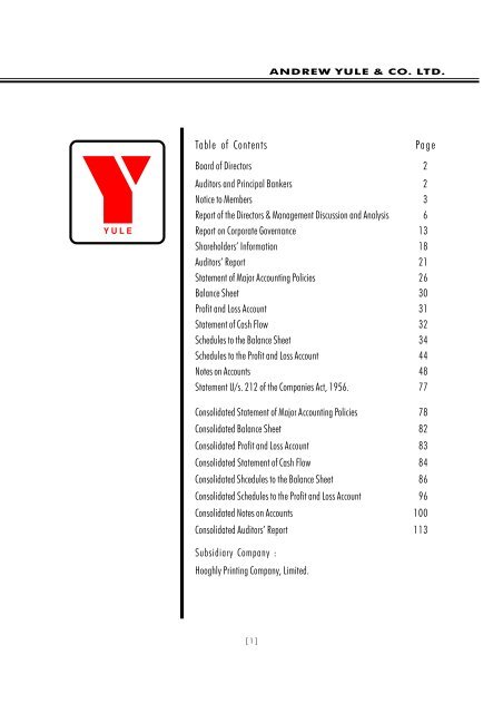 REP&ACCTS 2004-05.pdf - The Andrew Yule Group