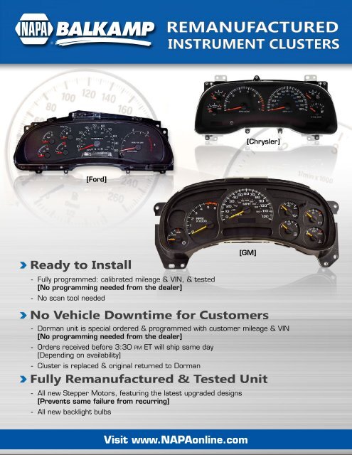 Product Flyer - Dorman Products