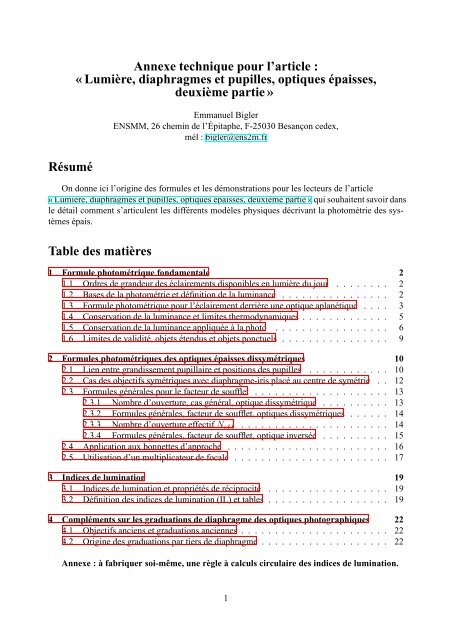 Annexe technique - Galerie-photo.com