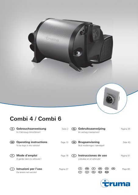 Combi 4 / Combi 6 - Truma