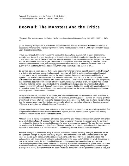 Tolkien-Beowulf-the-Monsters-amp-the-Critics
