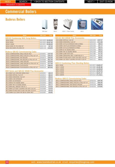 Commercial Boilers - BSS Price Guide 2010