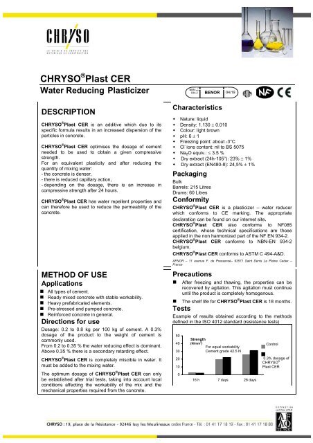 CHRYSO Plast CER