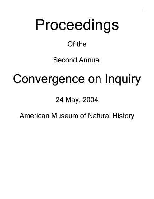 Monday May 24, 2004 - American Museum of Natural History