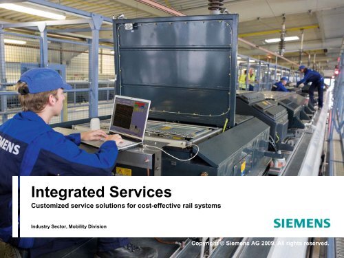 SIEMENS Integrated Services - Presentation Portfolio - Industry